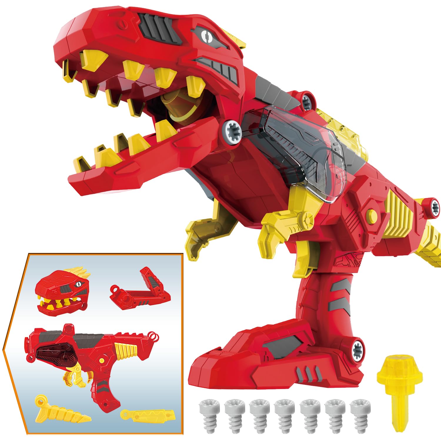 Mua Pup Go 3 in 1 Transforming Take Apart Dinosaur Toy for 3 Year Old ...