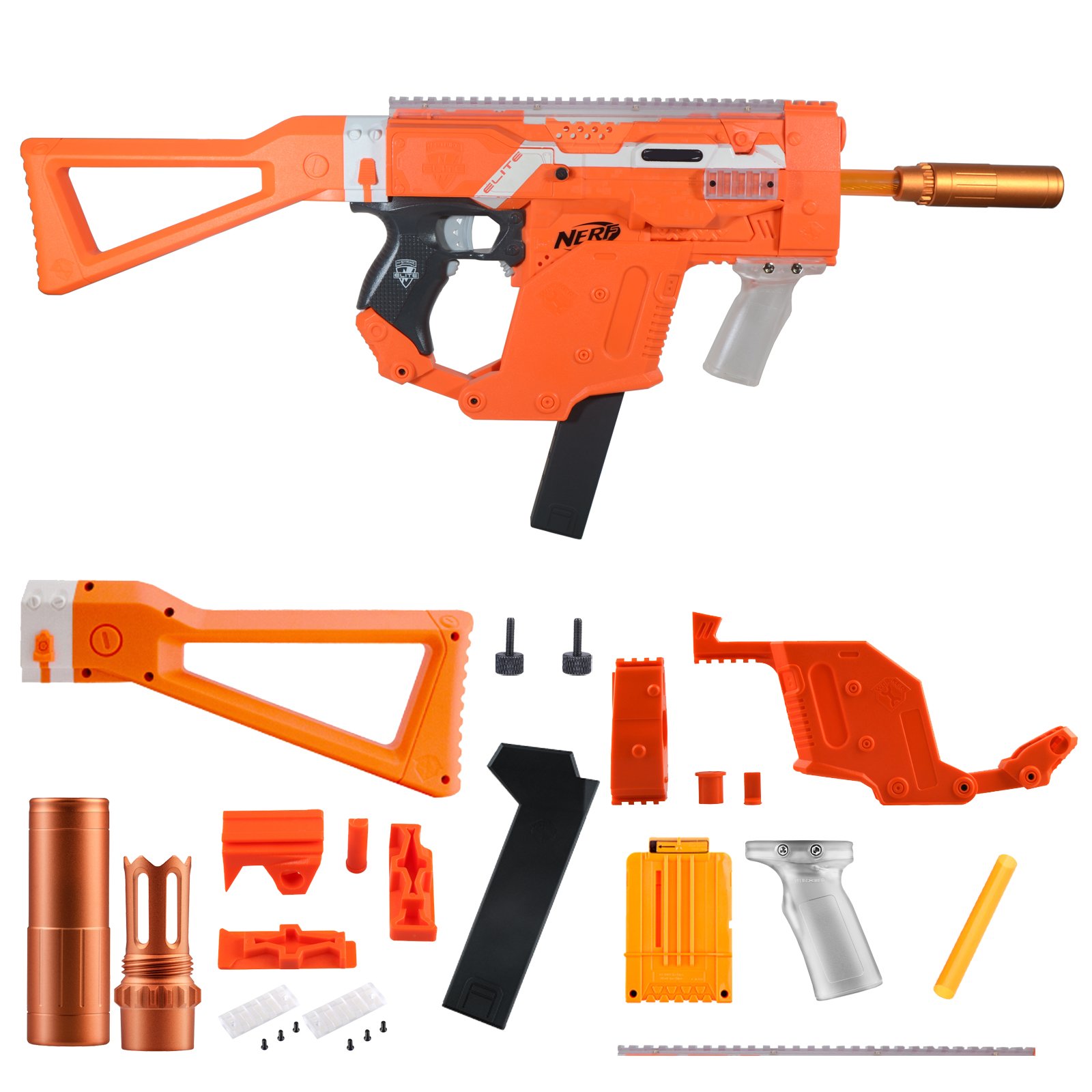 Replica Nerf Fallout Sniper Rifle Stryfe Mod 3d