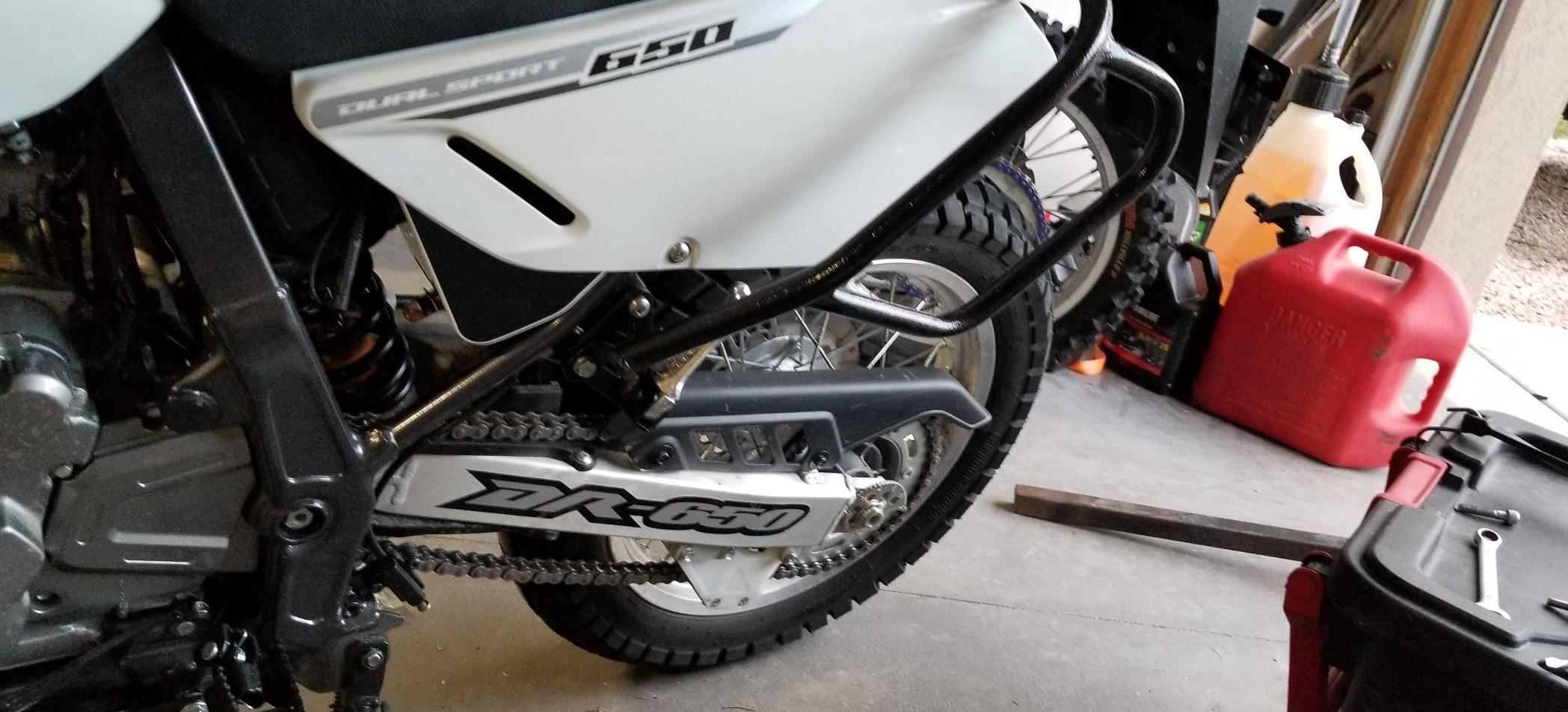 1996-2025 Suzuki DR650 Side Crash Bars – dirtracks.com