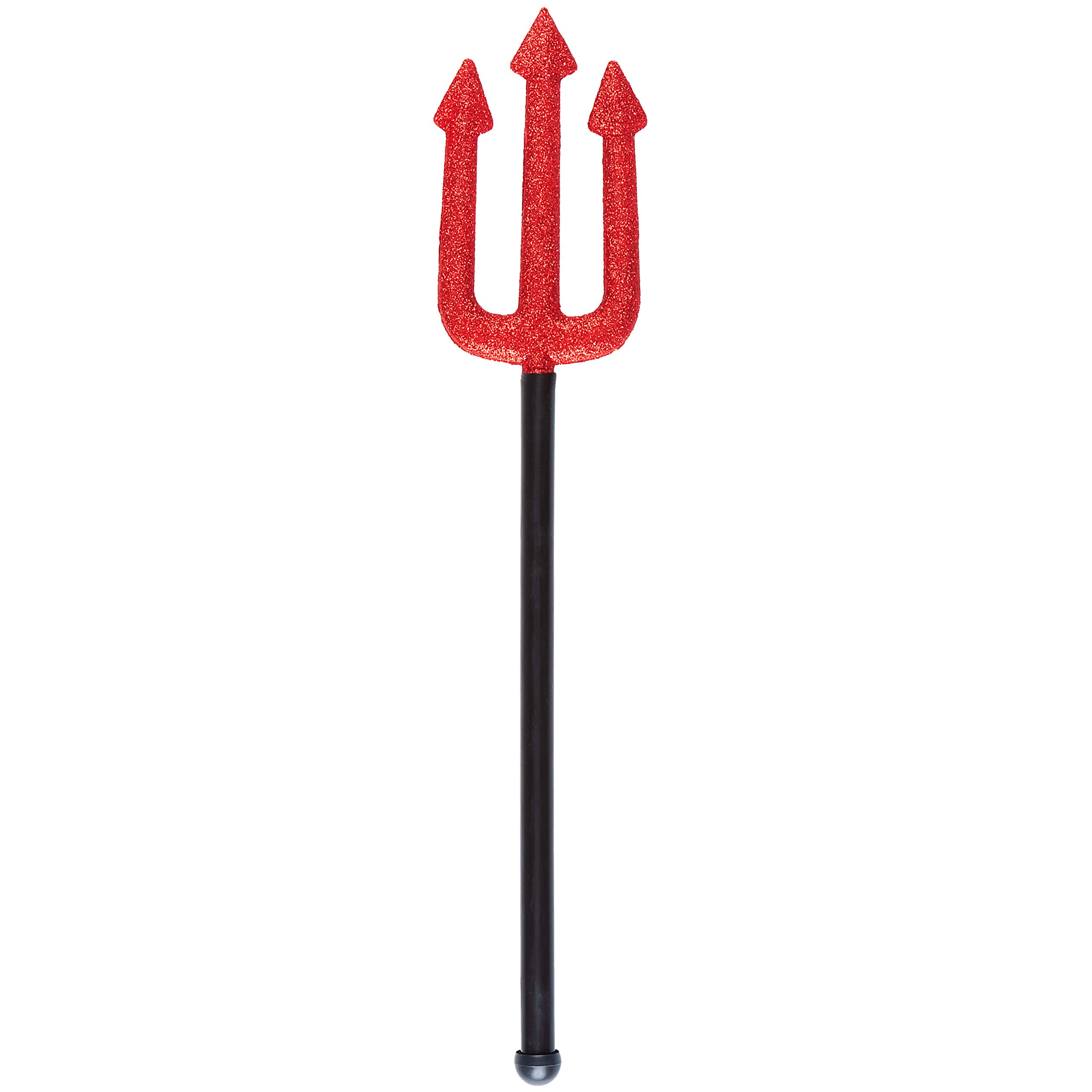 Buy Devil Pitchfork - 40cm, Glittery Black and Red Devil Fork, Gothic ...