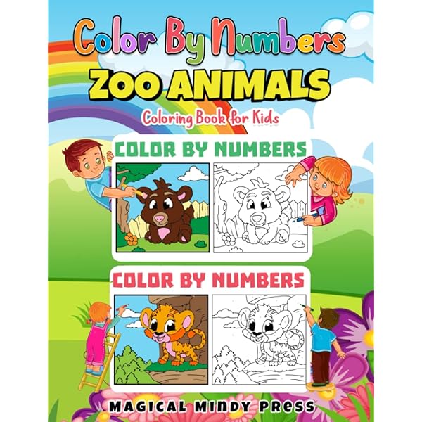 Template For Preschoolers Zoo Animals Book