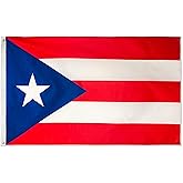 Amazon.com : Anley Fly Breeze 3x5 Foot Light Blue Puerto Rico Flag ...