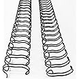 Amazon.com : Binditek 50 Pack Double Loop Wire Binding Spines, 1/2 Inch Binding Wire for Letter ...