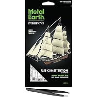 Amazon.com: Fascinations Metal Earth Premium Series USS Constitution 3D ...