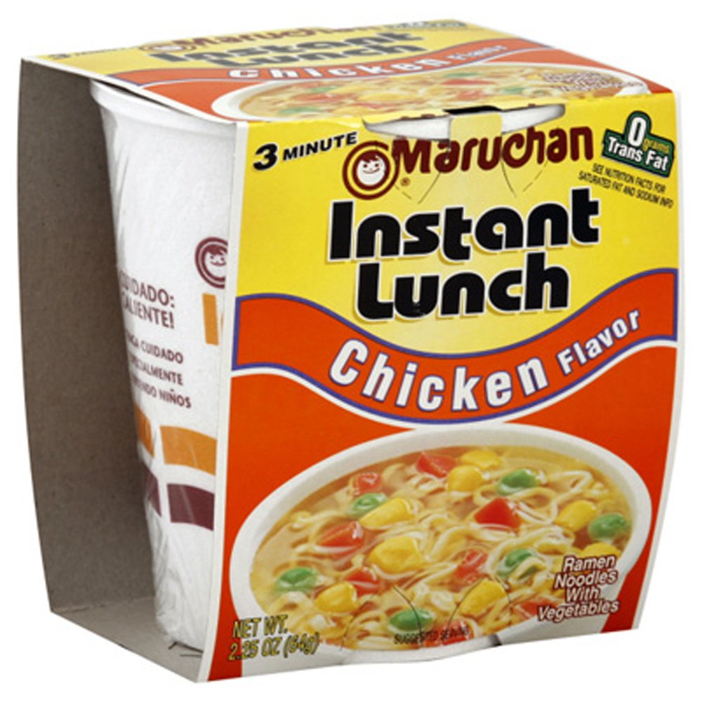 Amazon.com : Maruchan Instant Lunch Beef Flavor Soup, 2.25 oz, 6 Pack ...