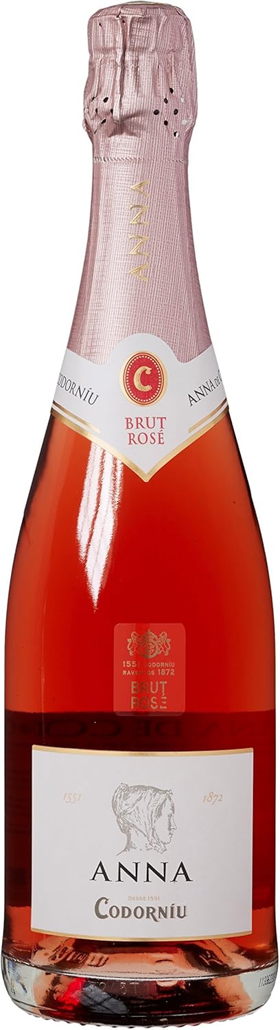 Codorniu Cava Brut Rose "Anna de Codorniu" D.O. 0.75 Liter: Amazon.de ...
