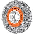 Truper CA-106, Carda para esmeril, de alambre ondulado 6", calibre 0.35 mm, espesor 1 1/8 ...