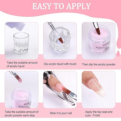Diy Acrylic Powder And Liquid / 9pcs Set Diy Acrylic Powder 3 Bottles ...