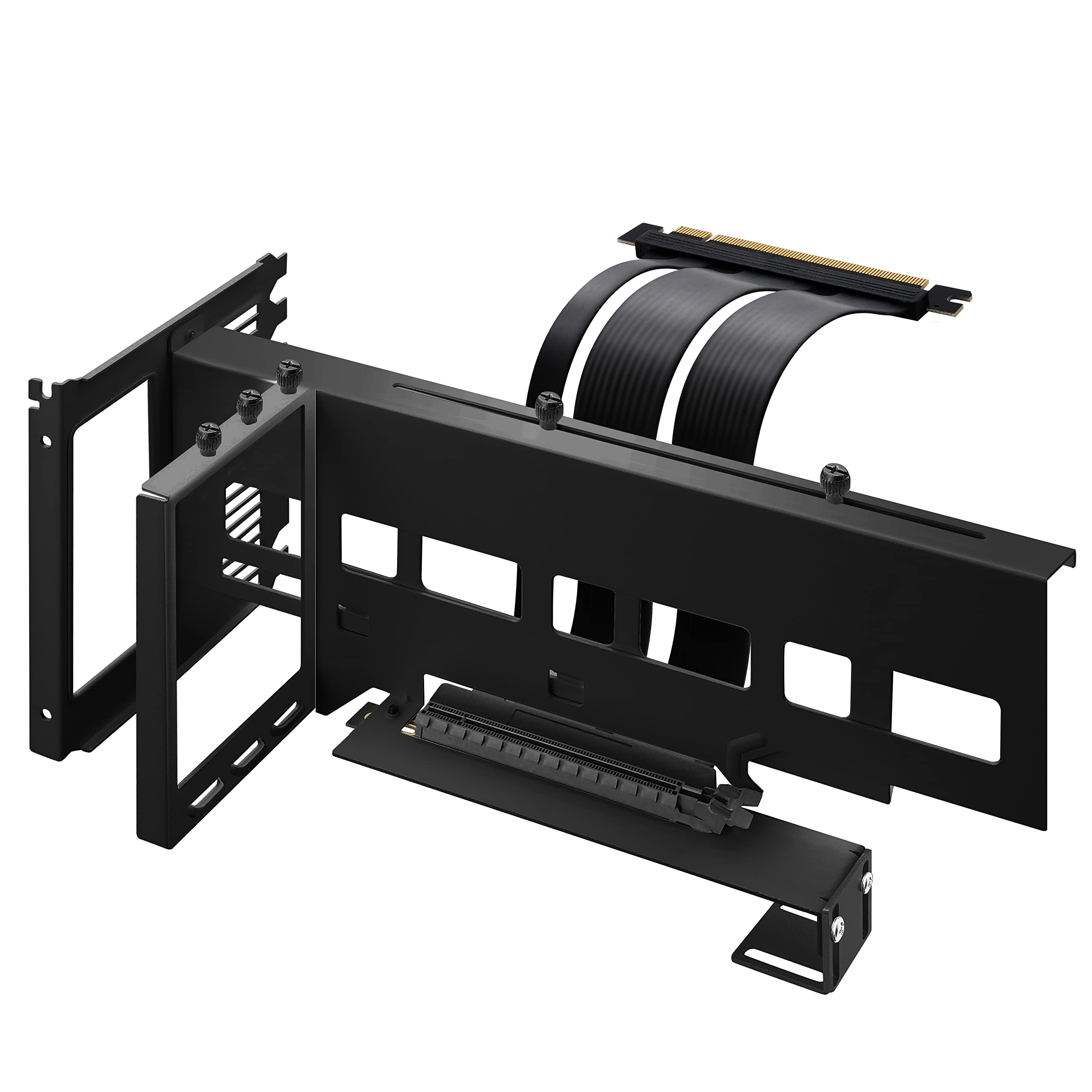 EZDIY-FAB Vertical PCIe 4.0 GPU Mount Bracket Graphic Card Holder with ...