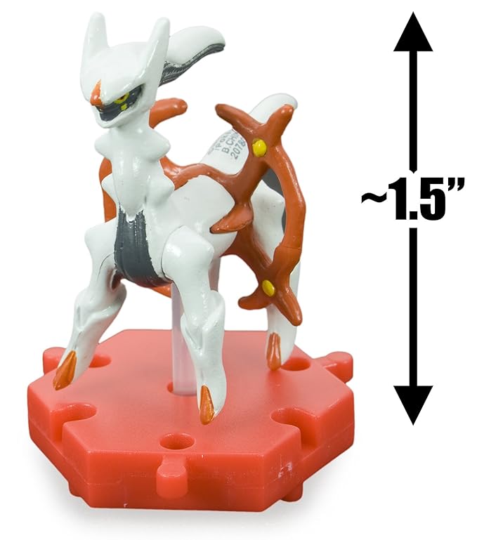 Amazon.com: Arceus (Fighting Type) ~1.5" Figure - Pokemon DP Super ...