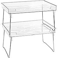 Amazon.com: Clear Stackable Shelf - Easily Organize Your Kitchen ...