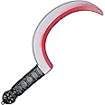 Amazon.com: Skeleteen Bloody Sickle Weapon Prop - Fake Zombie Costume ...