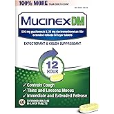 Amazon.com: Mucinex DM 12Hr Maximum Strength Chest Congestion & Cough ...