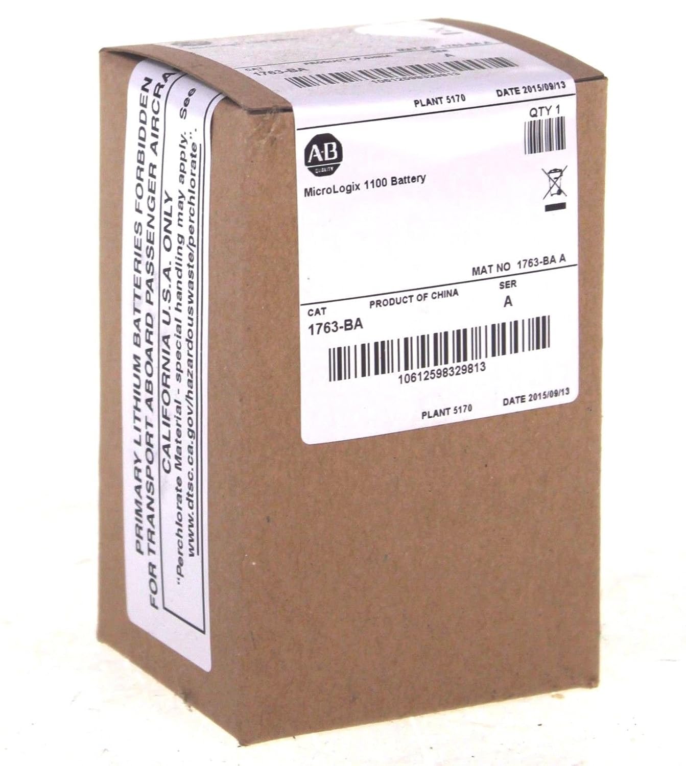 Allen Bradley Micrologix 1100 Battery 1763-Ba L16Awa: Amazon.com ...