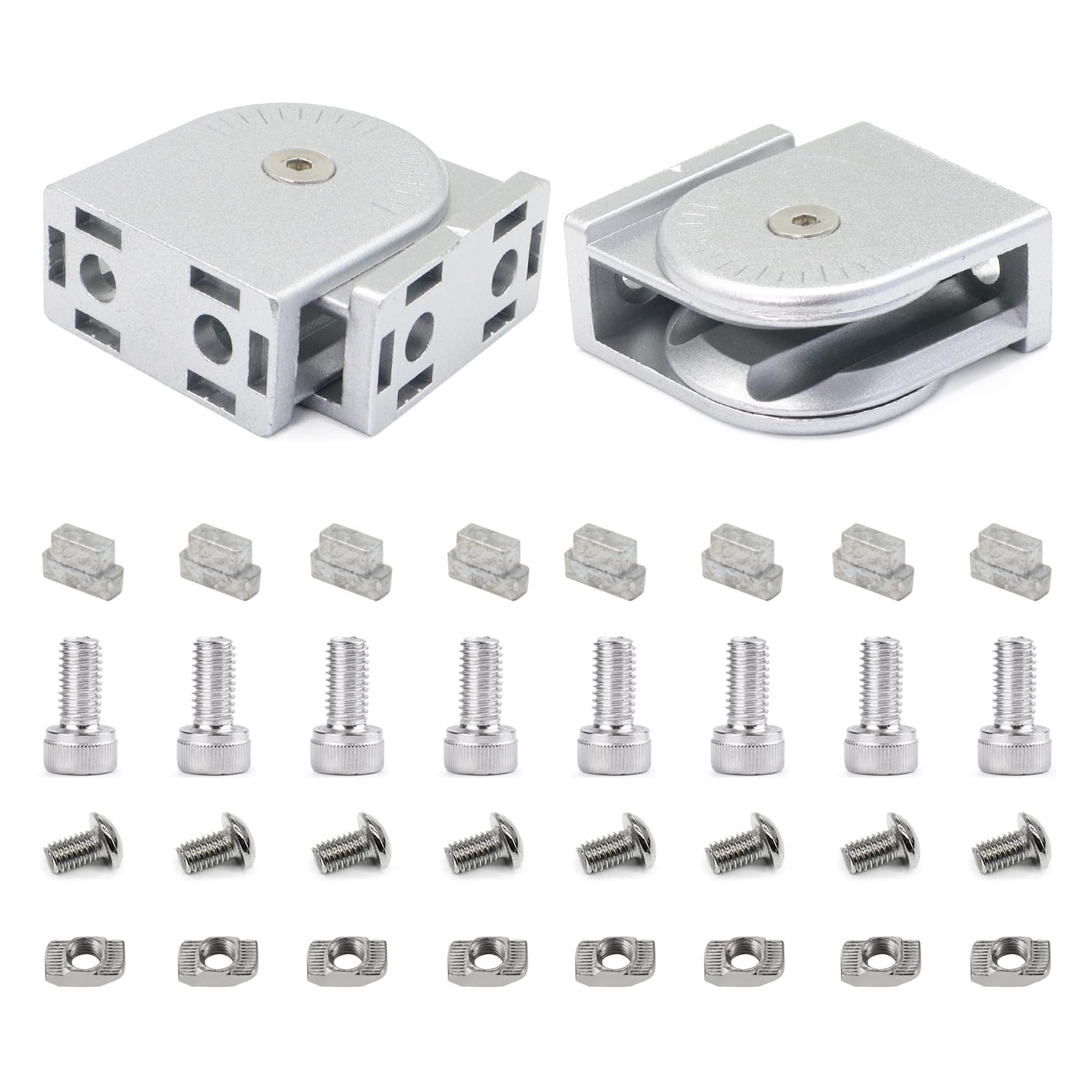 FORRCKY 2pcs 2040 Extrusion Locking Pivot Joint for 2040 20/40 Series ...