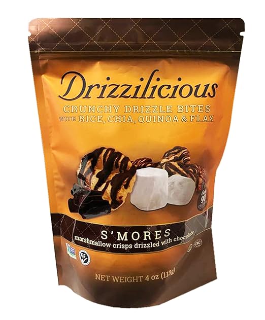 Amazon.com: Drizzilicious Crunchy Drizzle Bites with Rice, Chia, Quinoa ...