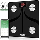 RENPHO Bluetooth Body Fat Scale Smart Bmi Scale Digital Bathroom ...