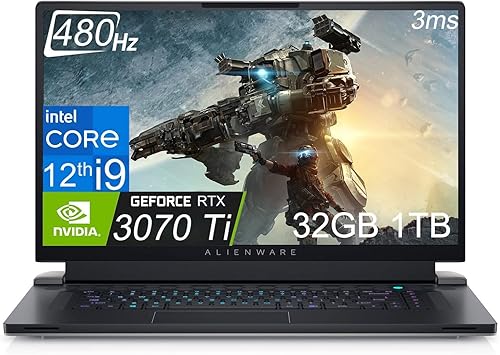 Alienware x17 R2 17.3" 480Hz FHD (Intel 12th Gen Core i9-12900H, 32GB ...