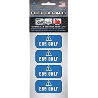 Amazon.com: E85 Sticker, Flex Fuel Labels for Vehicles, Rental Cars ...
