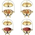 Amazon.com: HONHPD 8L Gold Chafing Dish Buffet Set, Stainless Steel Diamond Hanging Lid Dining ...
