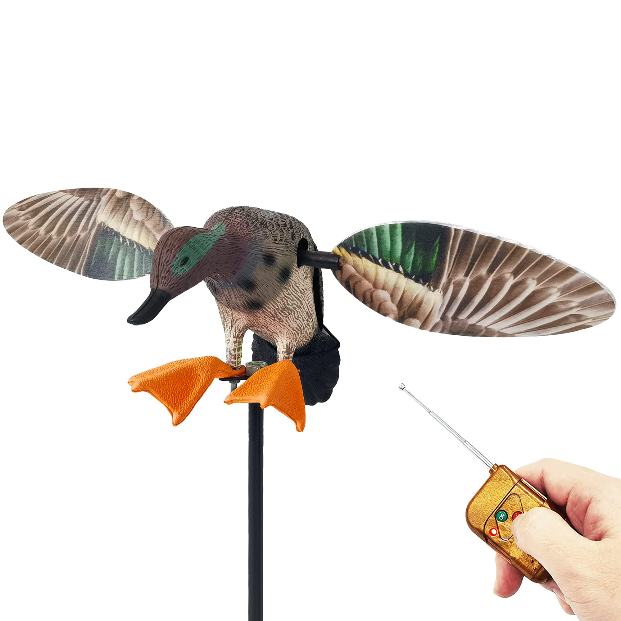 Duck Decoy Spinning Wing with Remote Controller, New Upgraded Realistic ...
