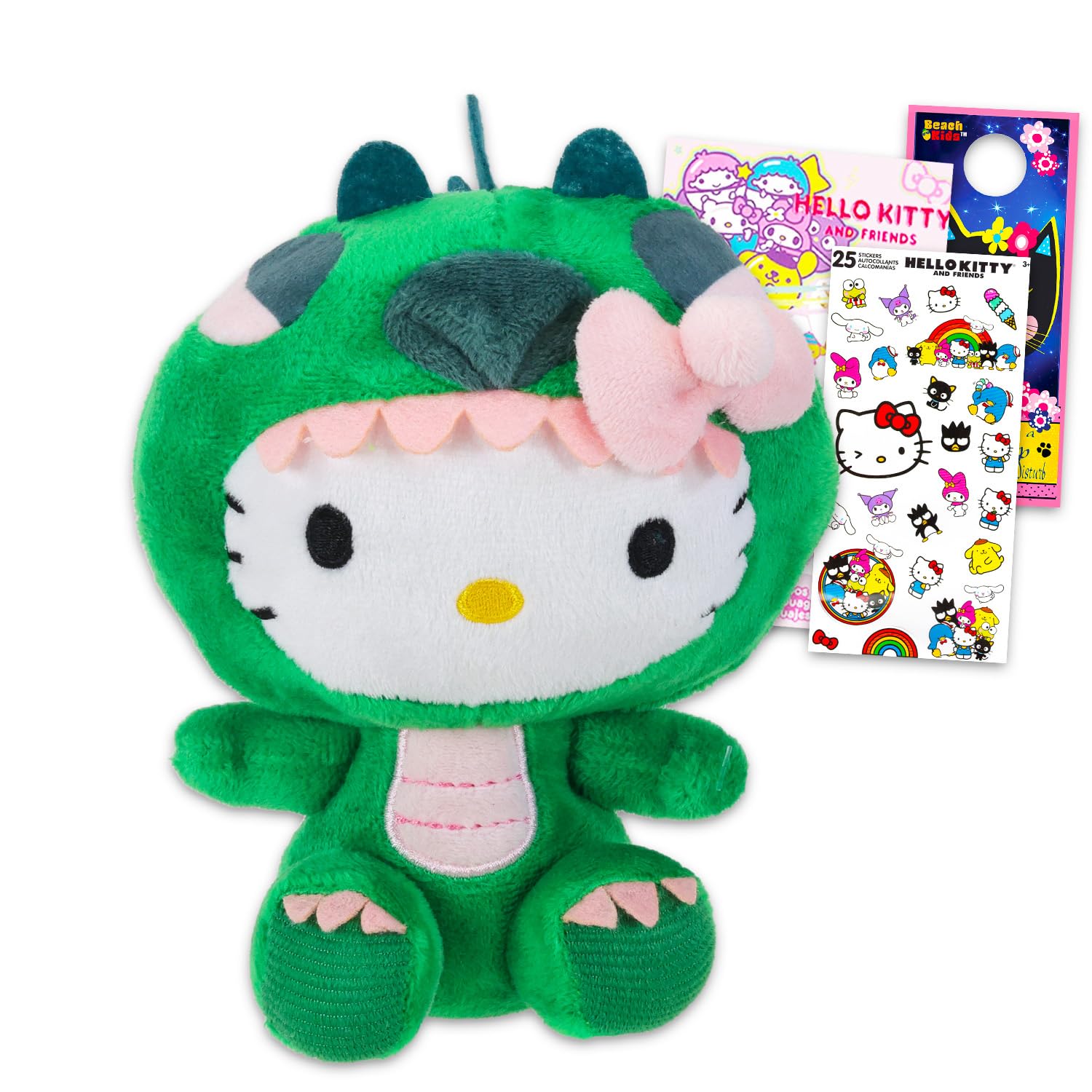 SANRIO Hello Kitty Plushie Set - Bundle with 6.5" Hello Kitty Plush ...