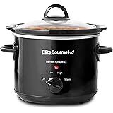 Amazon.com: Elite Gourmet MST-275XS Electric Oval Slow Cooker ...