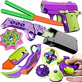 Amazon.com: Fidget Toy Gun, 1911 Stress Shot Toy Gun Set for Adults ...