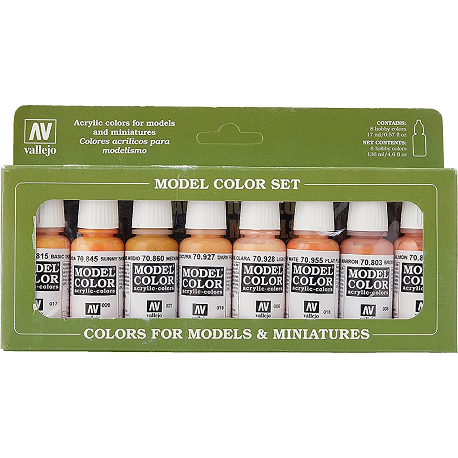 Mua Face/Skin Colors Paint Set, 8-Colors, 17ml, 0.5 Fl Oz (Pack of 8 ...