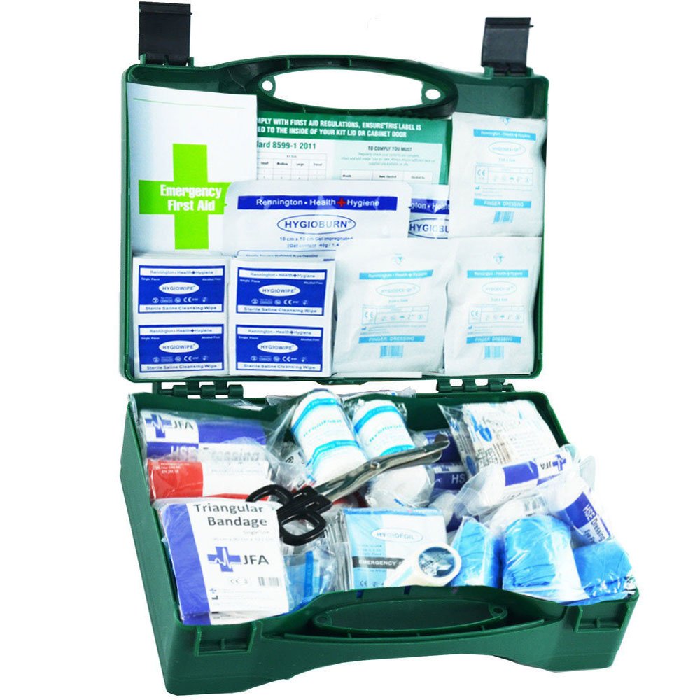 138 Piece Premium First Aid Kit - including 2x burn gel dressing ...