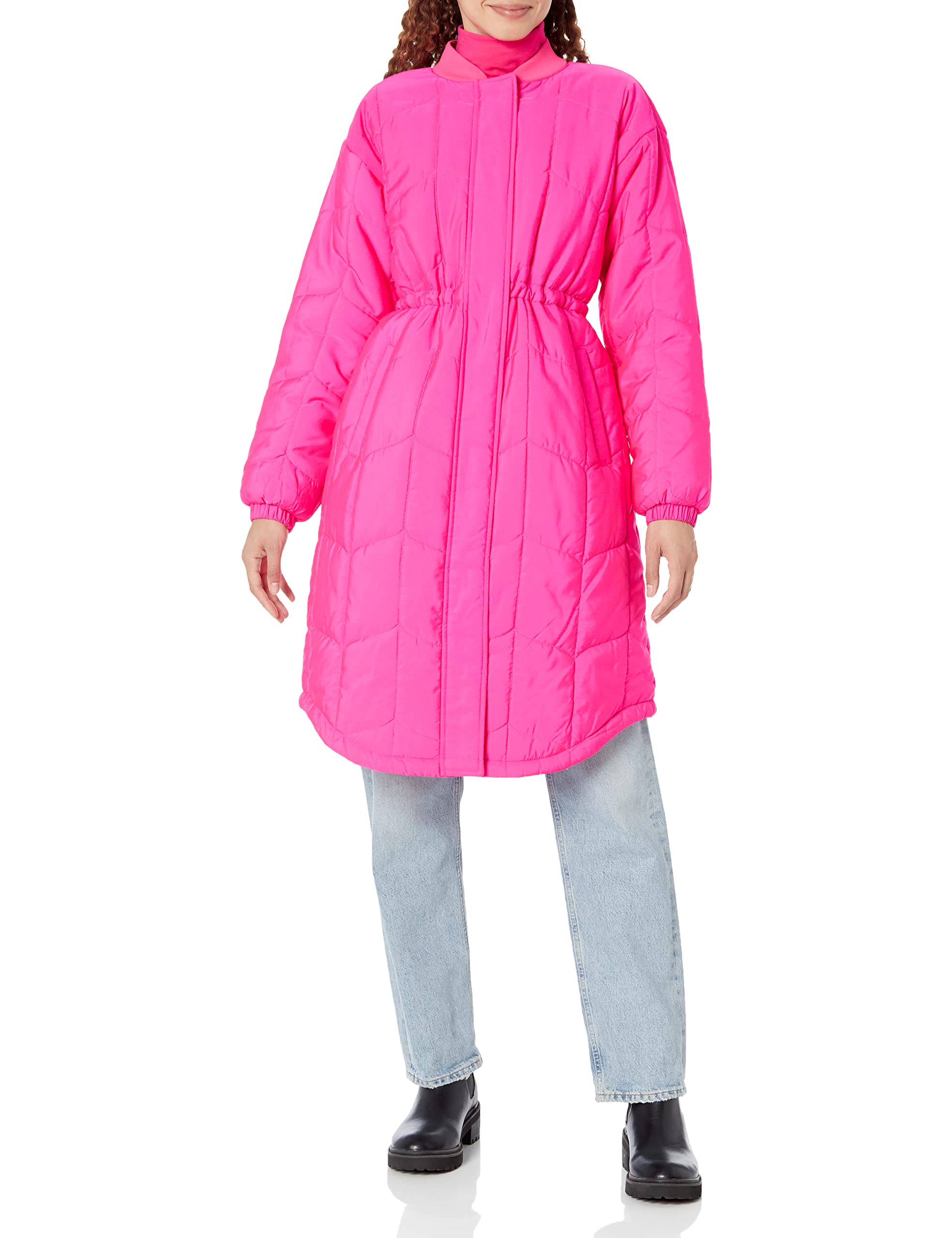 Amazon Essentials Women's Oversized Quilted Coat (Available in Plus ...