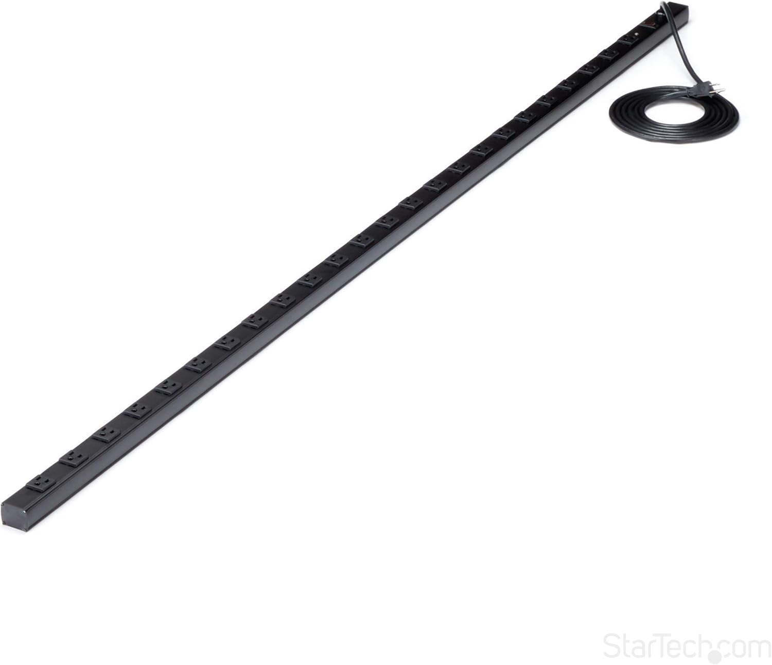 StarTech.com 24 Outlet Vertical Rack Mount PDU power strip for 42U Network Server Racks (72 ...