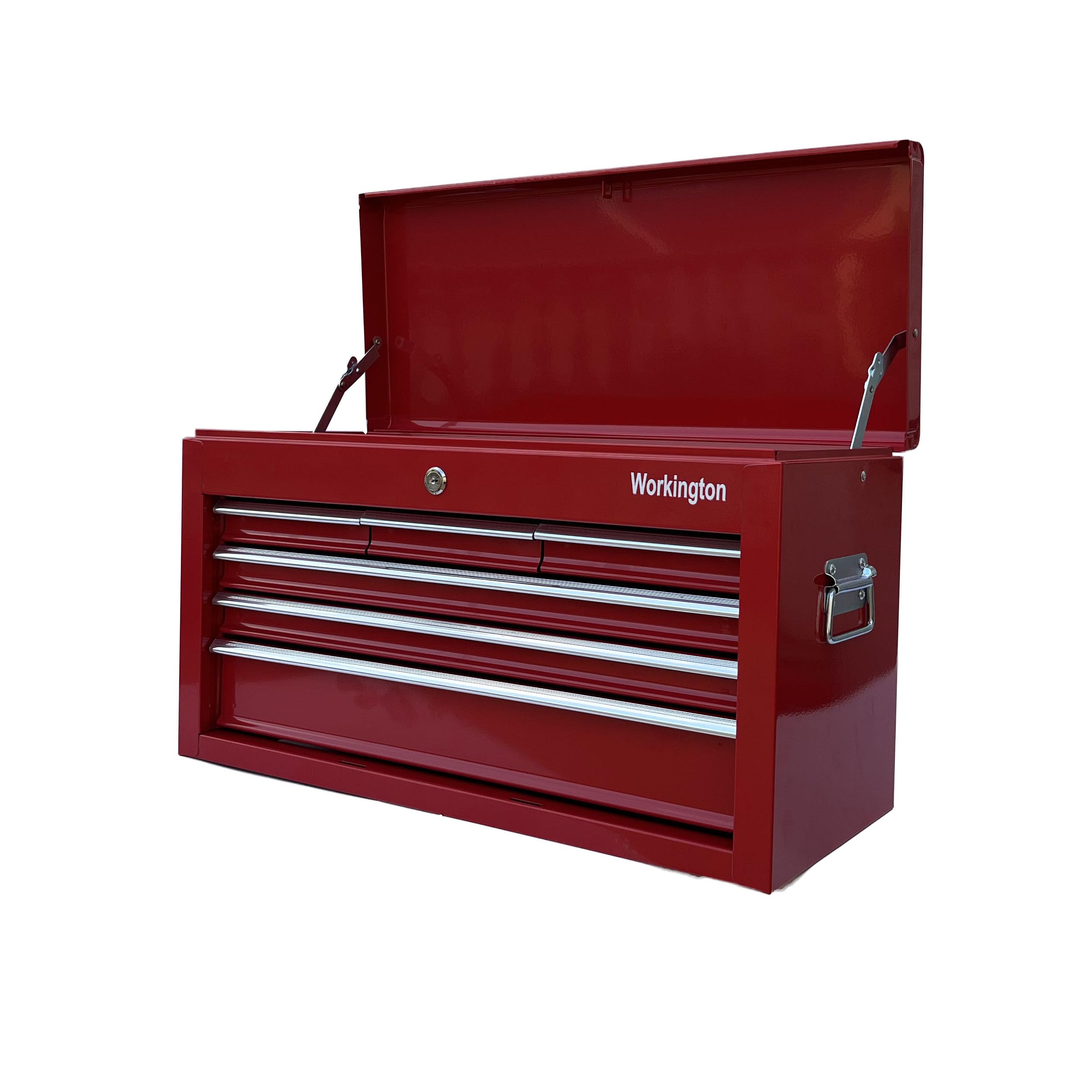 Workington Portable Metal Tool Chest with 6 Drawers, 24" 6-Drawer Tool ...