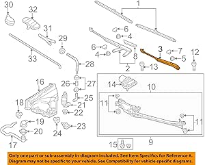 Amazon.com: Porsche 958 628 028 00, Windshield Wiper Arm: Automotive