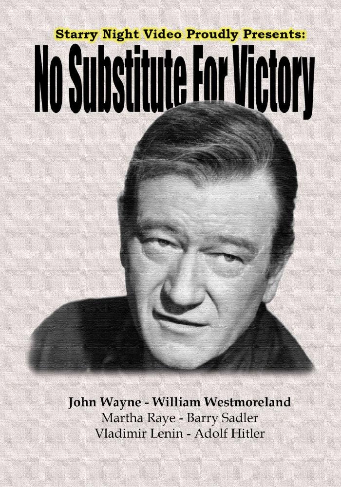 Amazon.com: No Substitute For Victory: Robert F. Slatzer, John Wayne ...