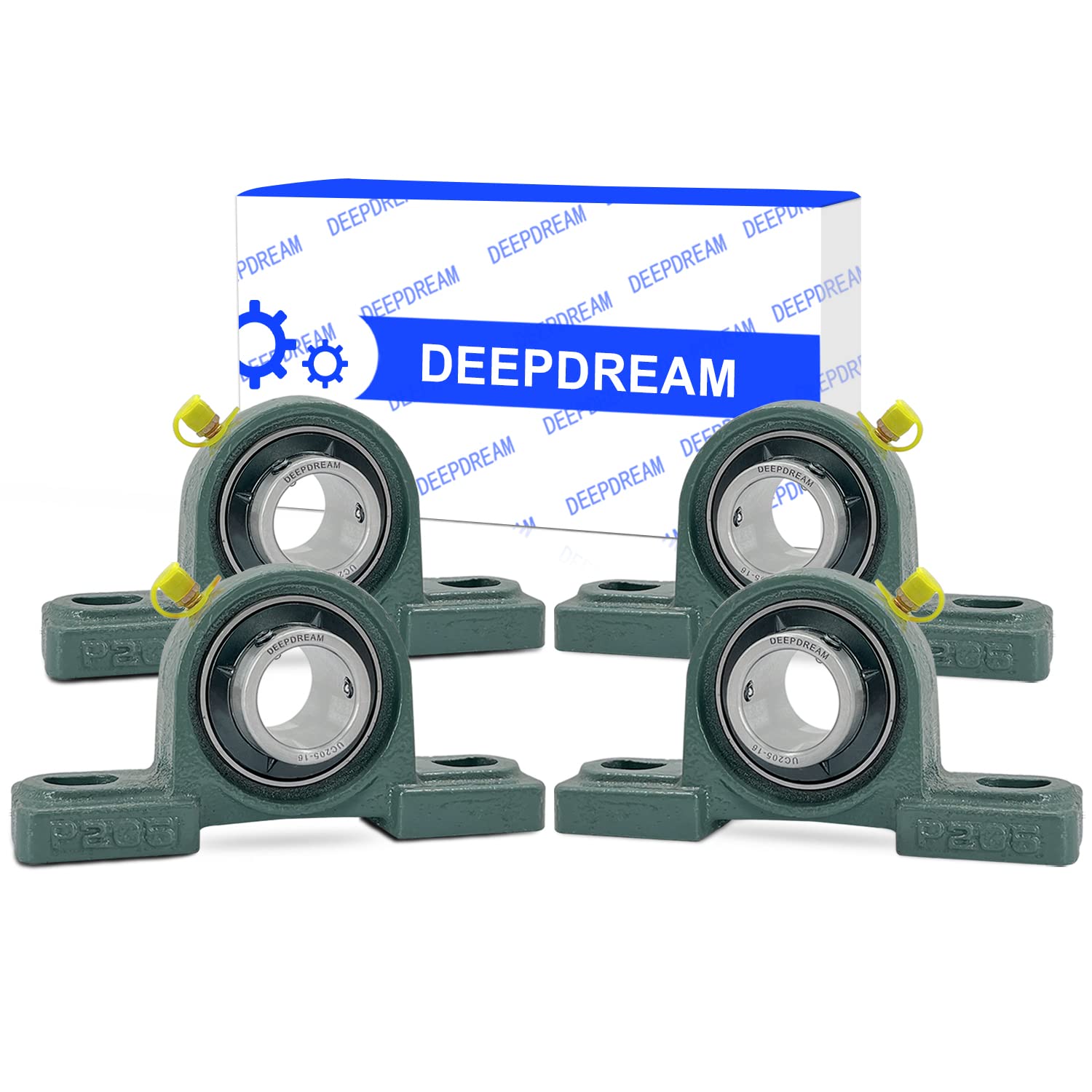 Mua 4Pcs UCP205-16 Pillow Block Bearing 1 inch Shaft Cast Iron p205 ...