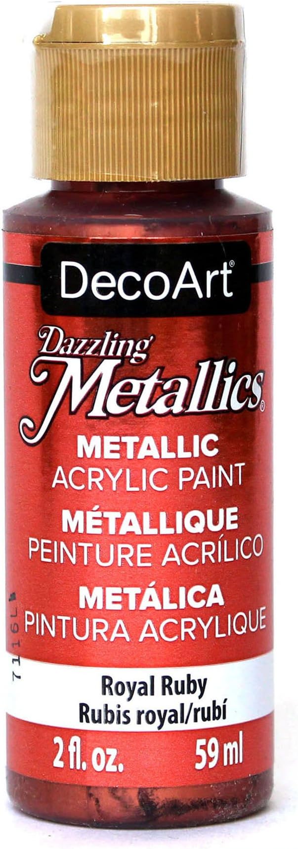 Amazon.com: DecoArt Dazzling Metallics 2-Ounce Royal Ruby Acrylic Paint
