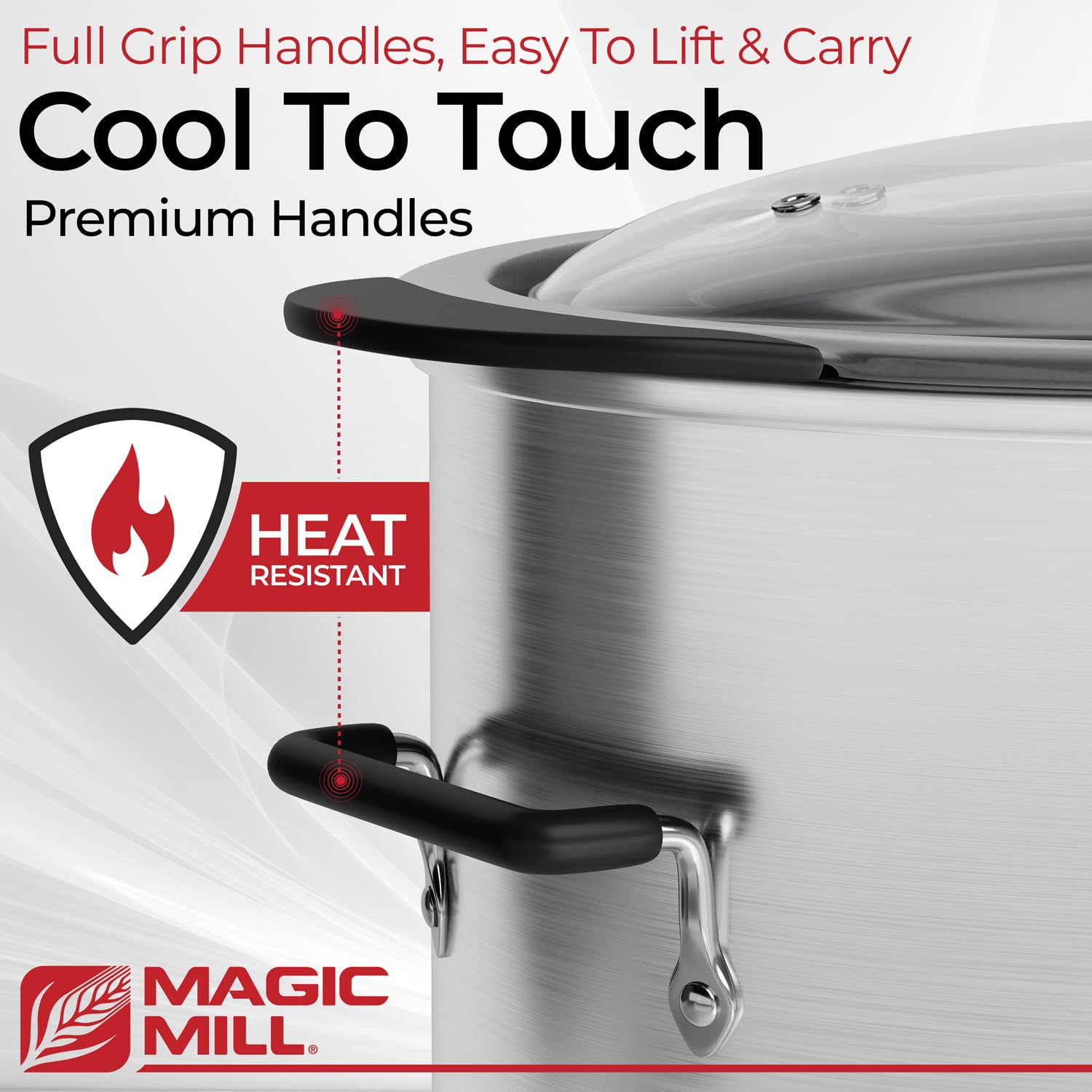 Mua Magic Mill Slow Cooker 10 Quart | Extra Large Non-Stick Metal ...