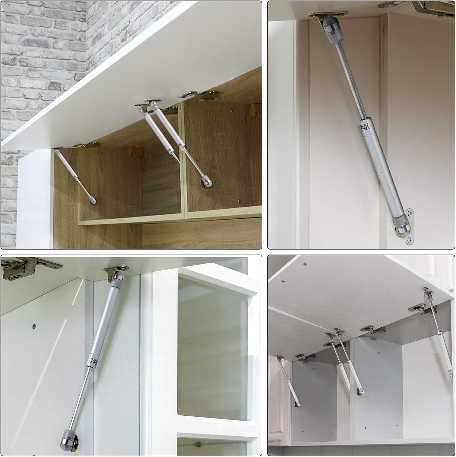 STRMZD Gas Spring 2x Gas Strut Lift Stay Support, Kitchen cabinet gas ...
