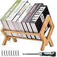 Amazon.com: Bamboo Desktop Bookshelf - Compact Tabletop Bookcase for ...