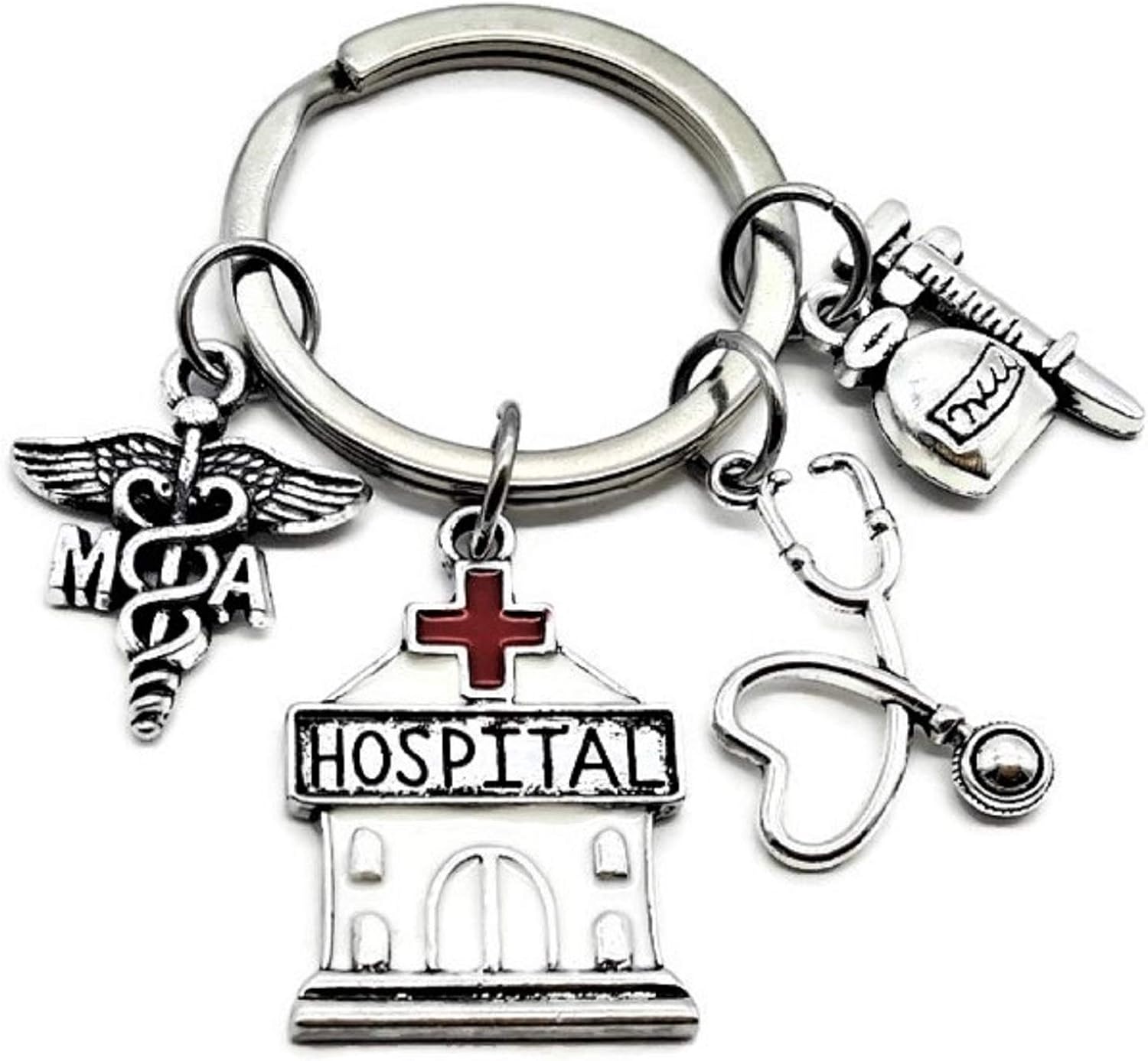 MA Keychain, Medical Assistant Keychain, MA Medical Assistant Gift ...