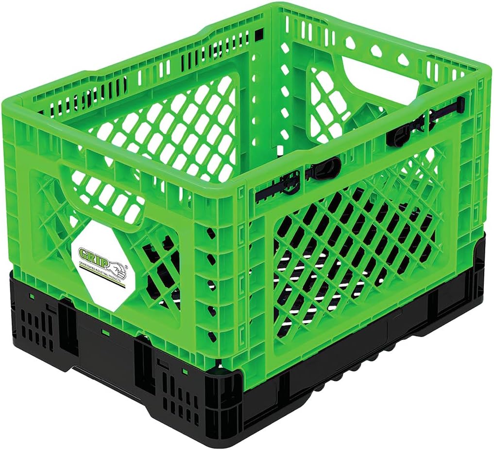 6.6 Gallon Collapsible Smart Crate for Storage, Organization, Stackable ...