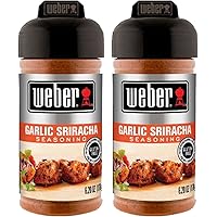 Amazon.com : Weber Garlic Sriracha Seasoning, 6.2 Ounce Shaker (Pack of 6) : Grocery & Gourmet Food