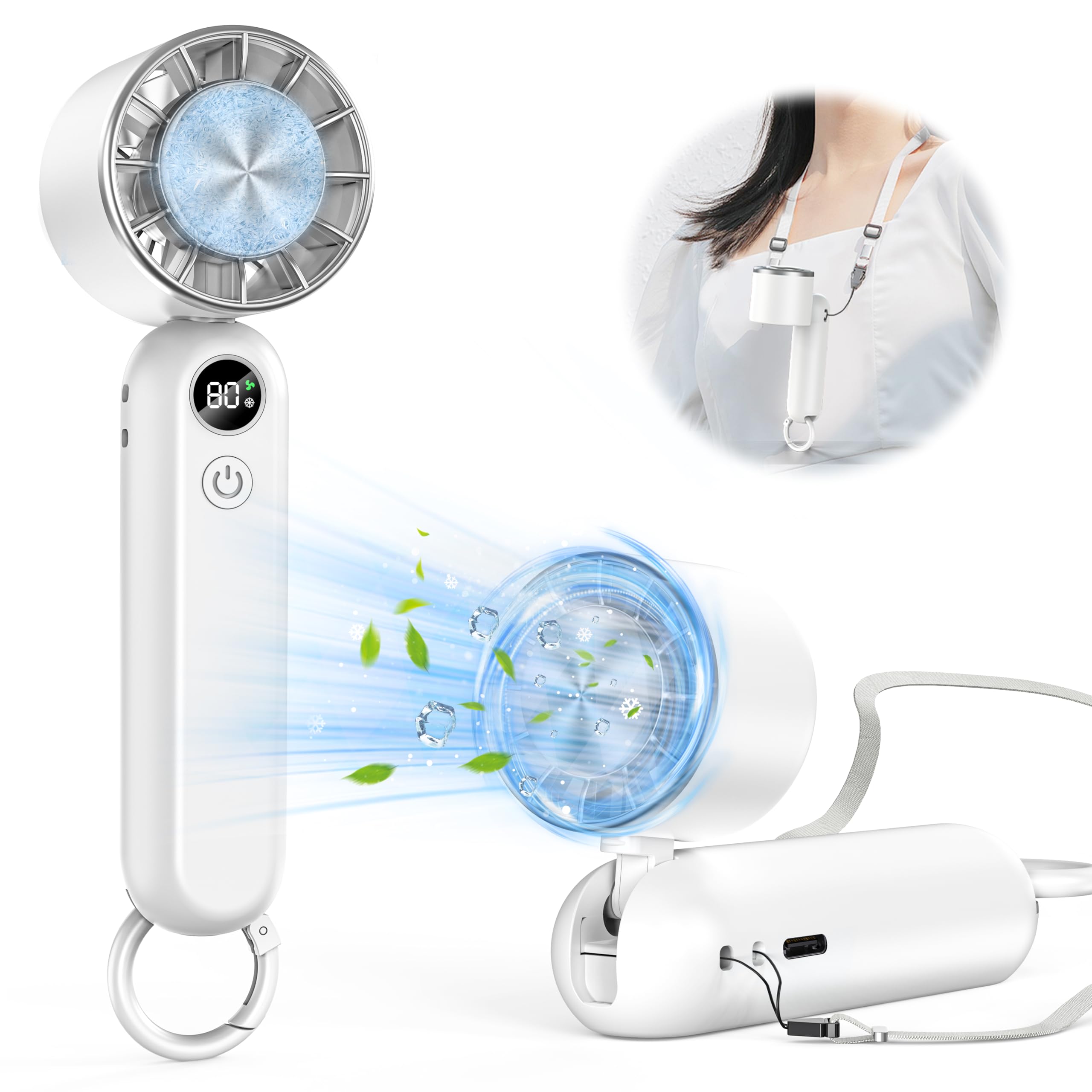 Mua Handy Fan, Equipped with Cooling Plate, Portable Fan, Cooling ...