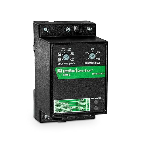 SymCom MotorSaver 3-Phase Voltage Monitor, Model 460-L, 190-480V, Fixed ...