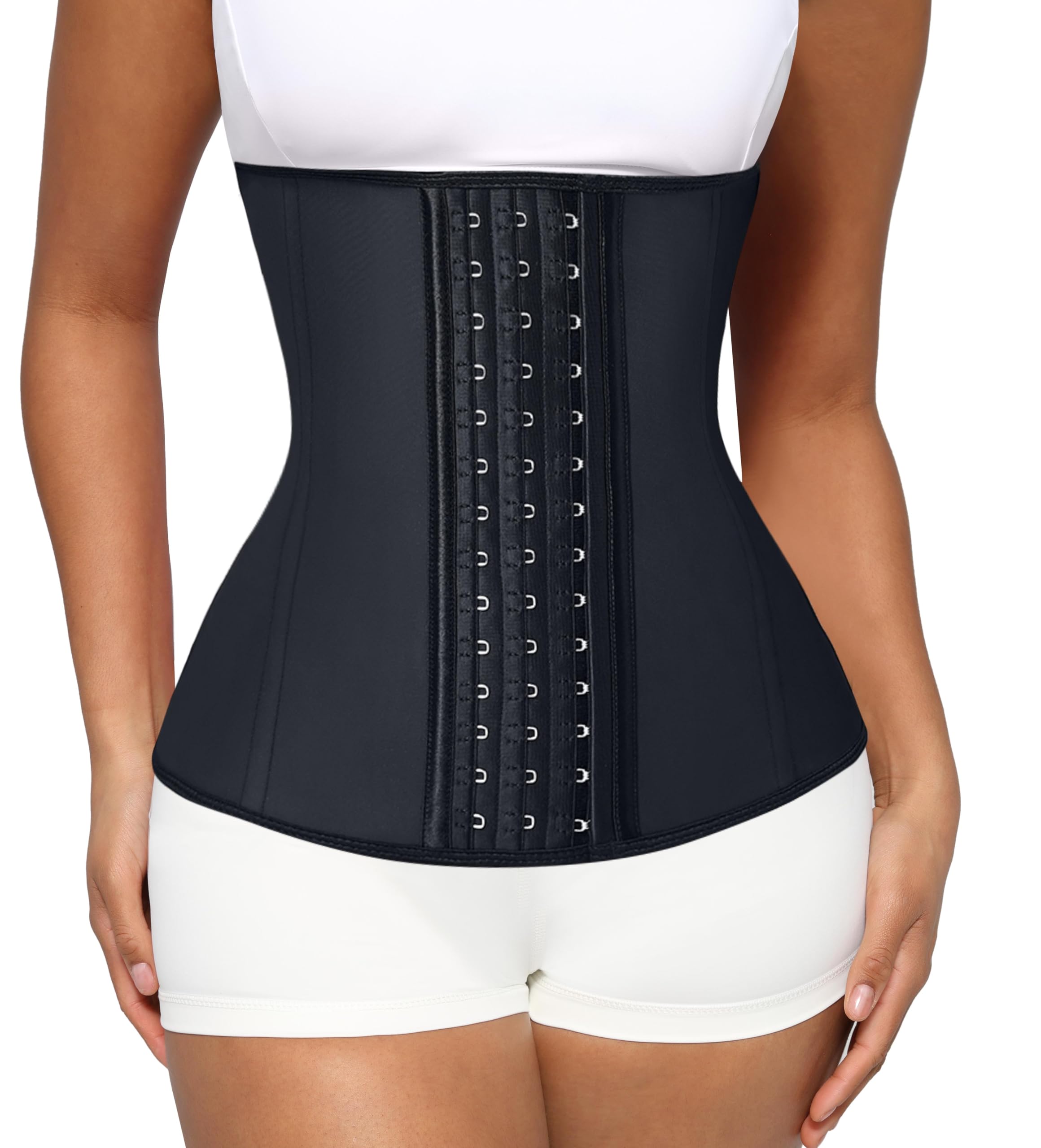 Women's Waist Trainer, Latex Underbust Waist Cincher, Tummy Control ...