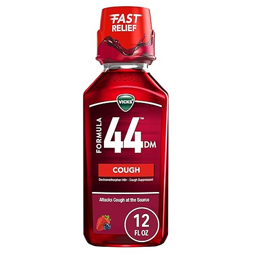 Vicks Formula 44 DM Cough Liquid, Over-The-Counter Medicine, Day or ...