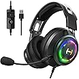 Amazon.com: Edifier 7.1 Hi-Res Sound PC Gaming Headset Weird USB Over ...