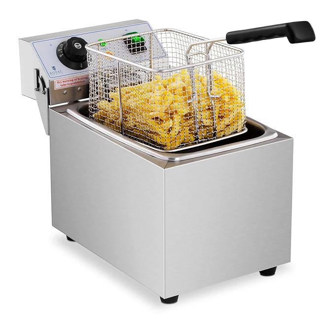 Royal Catering Friteuse Électrique De Restaurant Simple Professionnelle ...