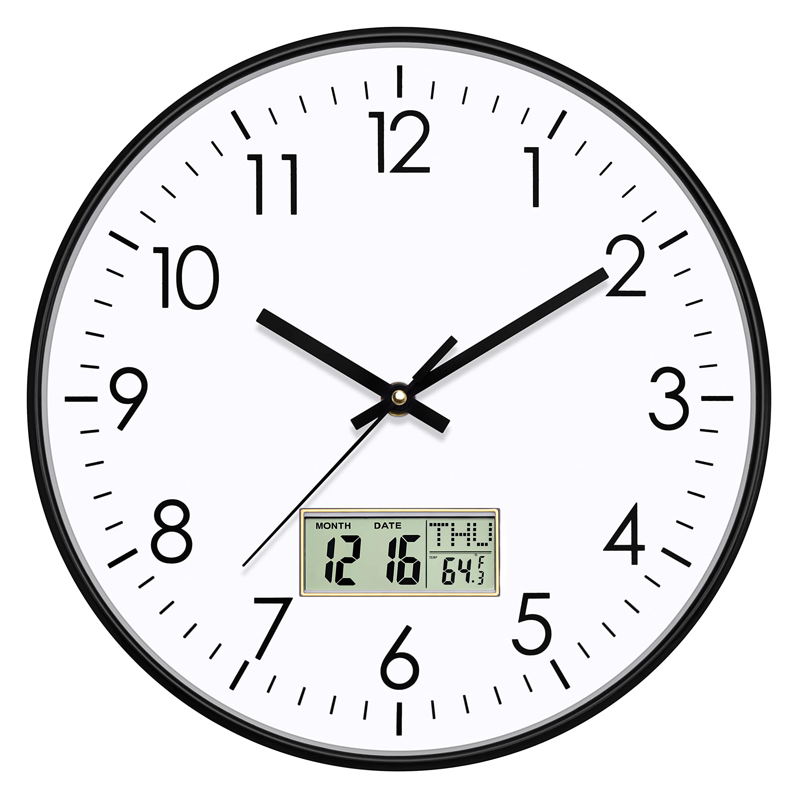 Mua Foxtop Digital Wall Clock with Date, Month, Day of Week and ...